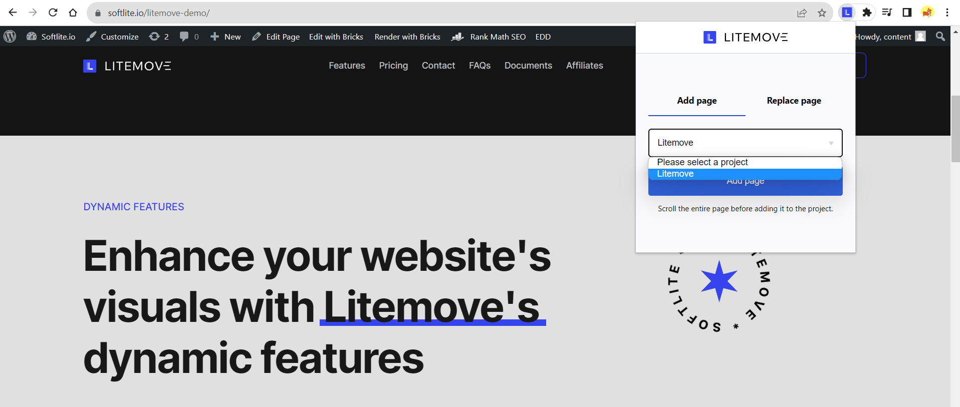 Create first animation - SaaS method - Softlite.io