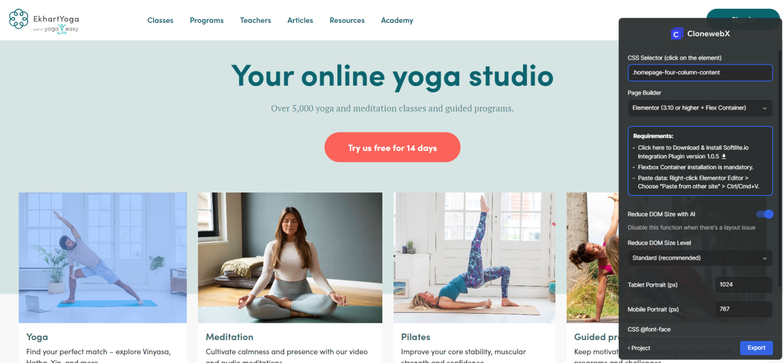 Elementor - Use images or icons instead of source links - Softlite.io