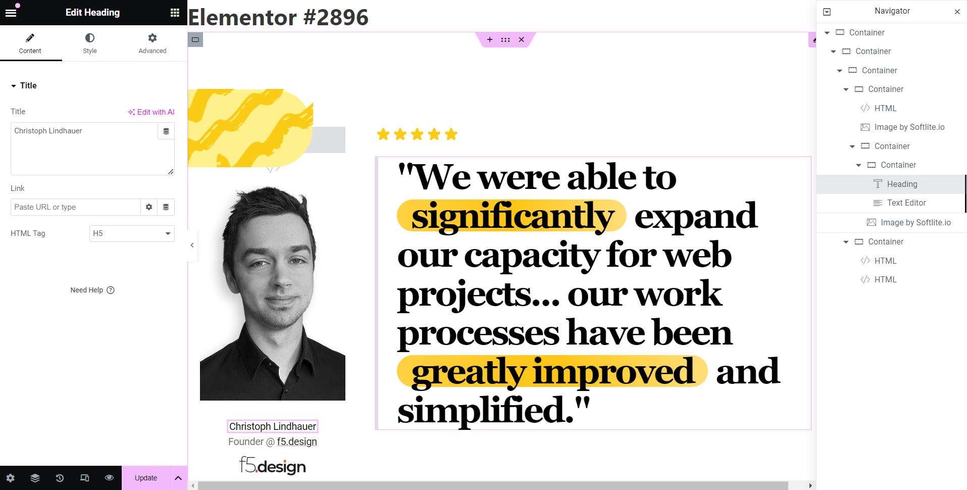 Clone a Website to Elementor Wordpress - Softlite.io