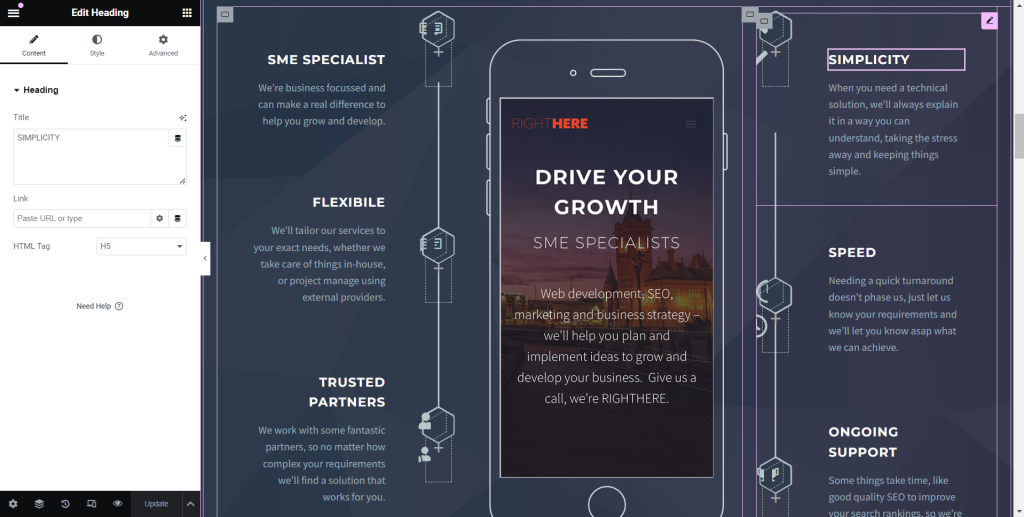 Alternative Elementor output - Softlite.io