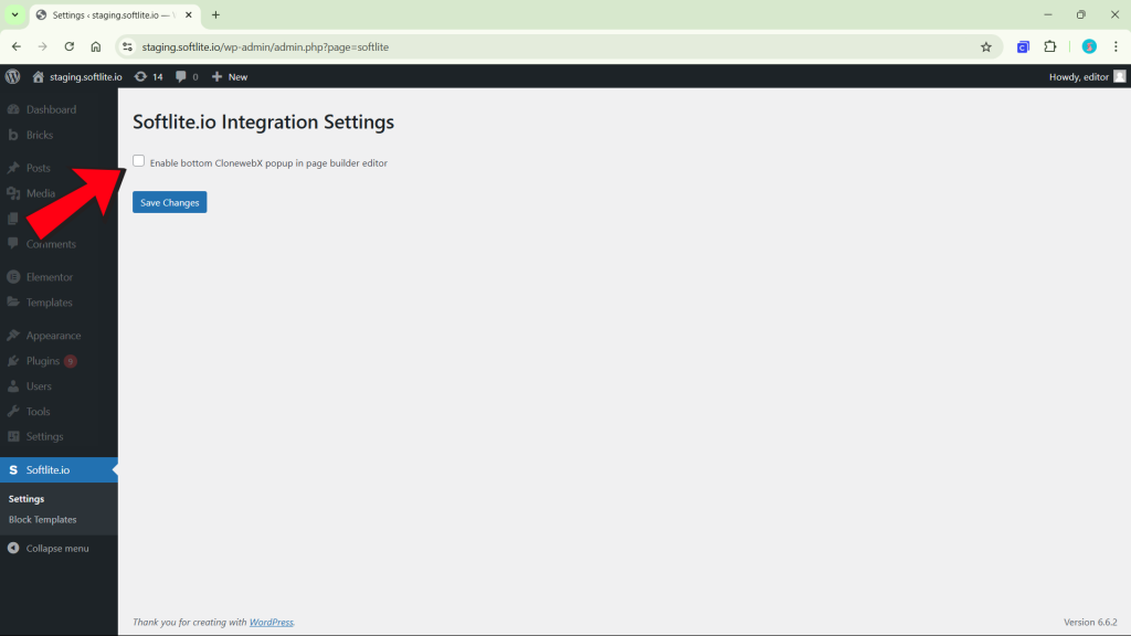 Installation - Softlite.io