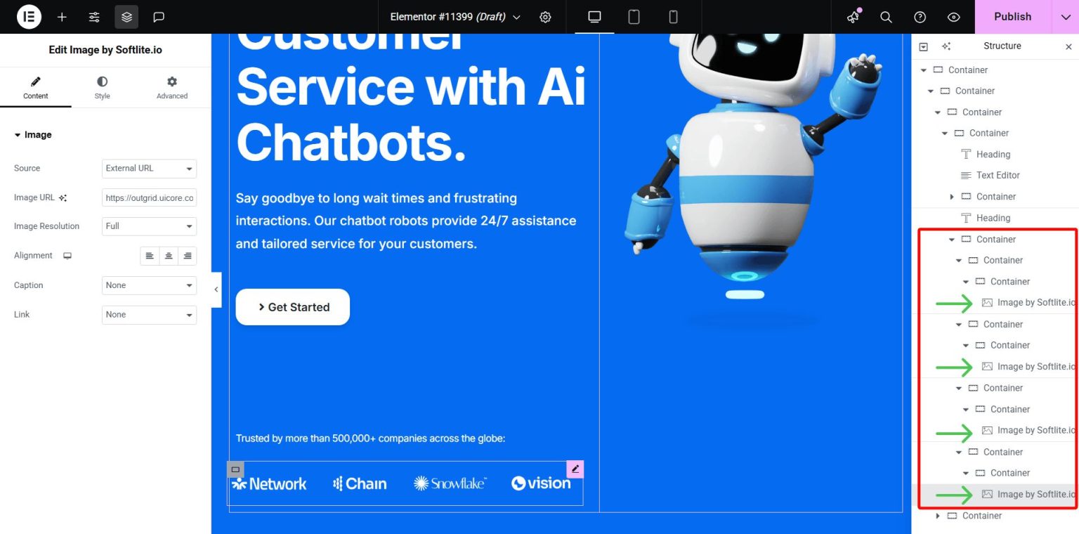Merge Elements - Softlite.io